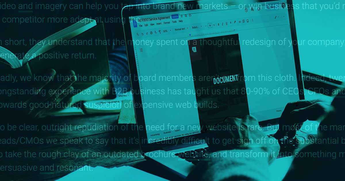 How to Build a Business Case For A New Website